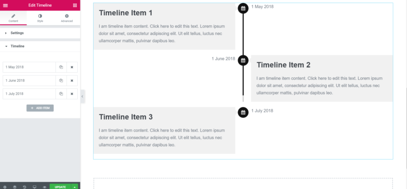 Elementor Timeline: How to Create Timeline Content using Elementor