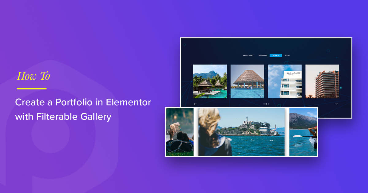 How to Create Portfolio Website/Sections with Elementor?