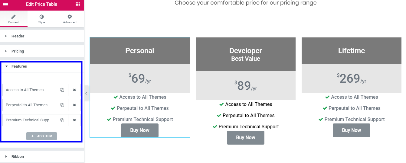 How To Create Pricing Table Using Elementor? [Without Coding ...