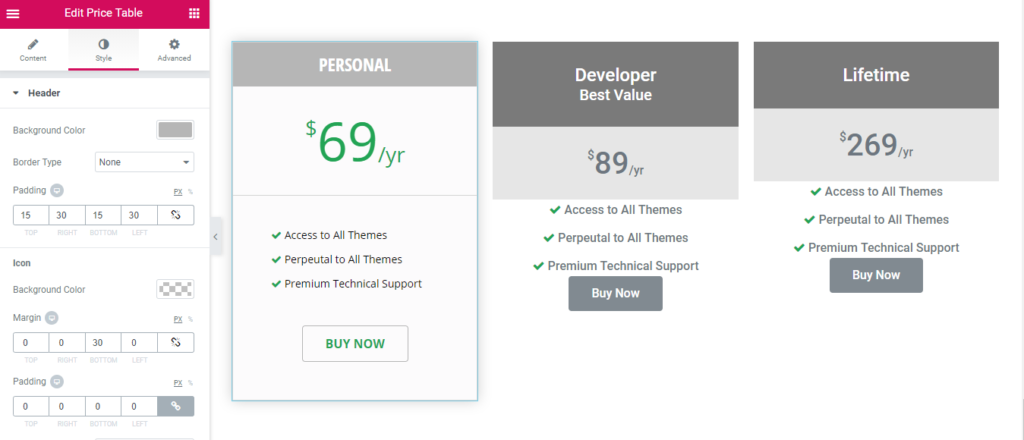 How To Create Pricing Table Using Elementor? [Without Coding ...