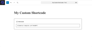 Display Elementor Template Using Shortcode - PowerPack Addons for Elementor