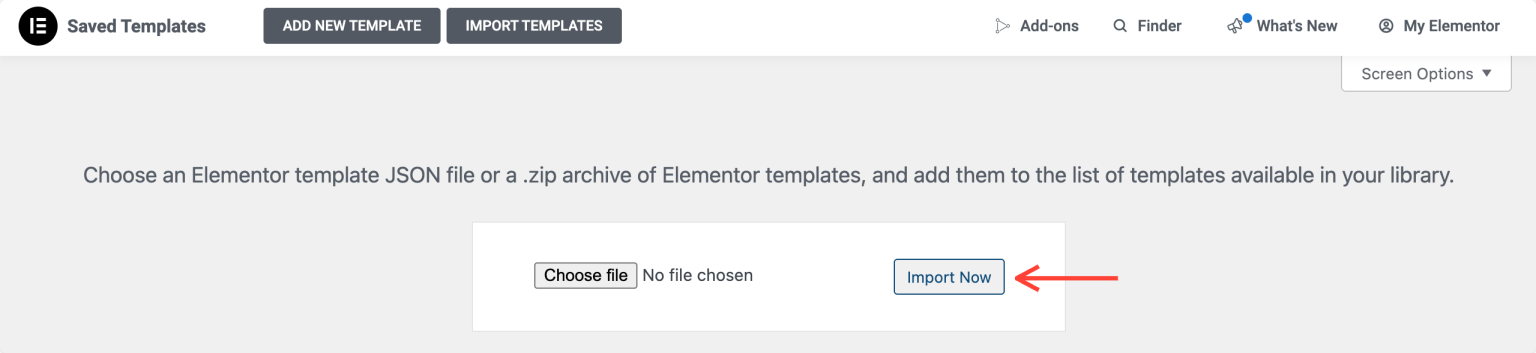 How to Save, Import and Export Templates in Elementor