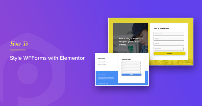 How to Style WPForms With Elementor - PowerPack Addons for Elementor