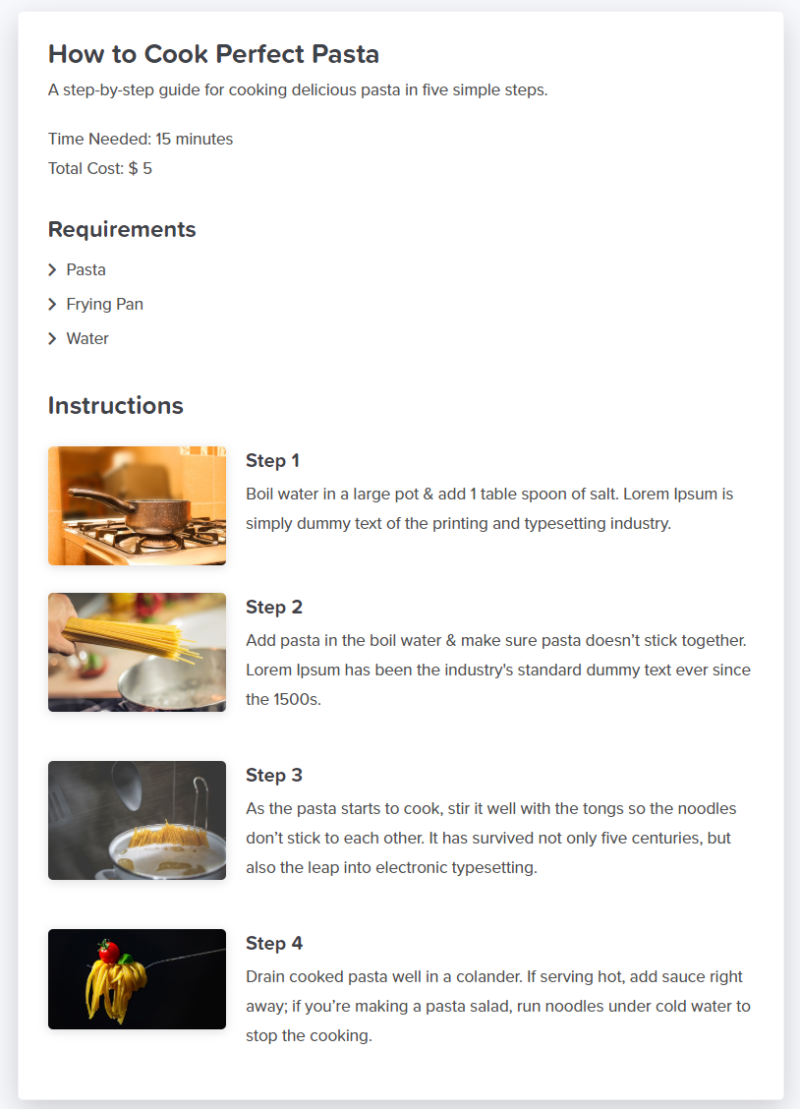 Introducing the new HowTo Schema Markup Widget - PowerPack Addons for Elementor