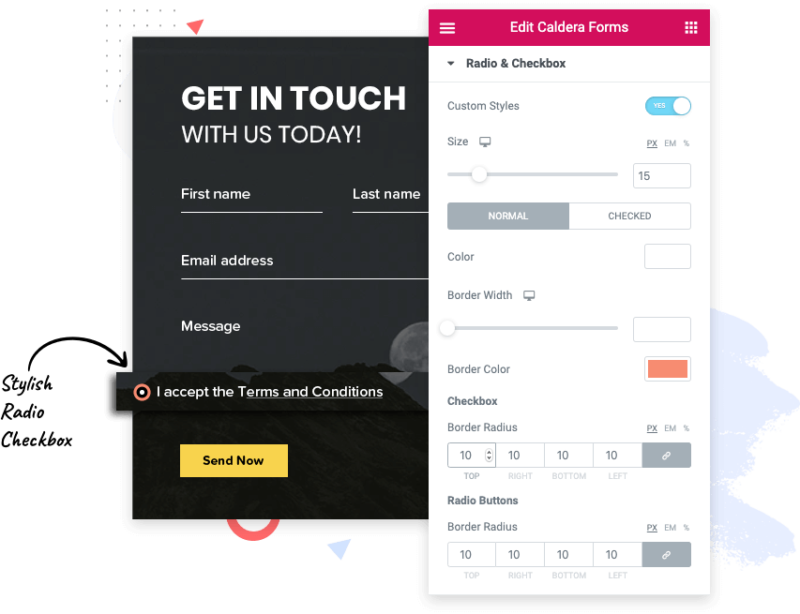 Caldera Forms Widget for Elementor - PowerPack Addons for Elementor
