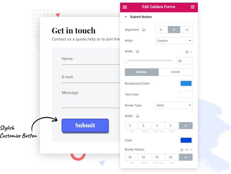 Caldera Forms Widget for Elementor - PowerPack Addons for Elementor