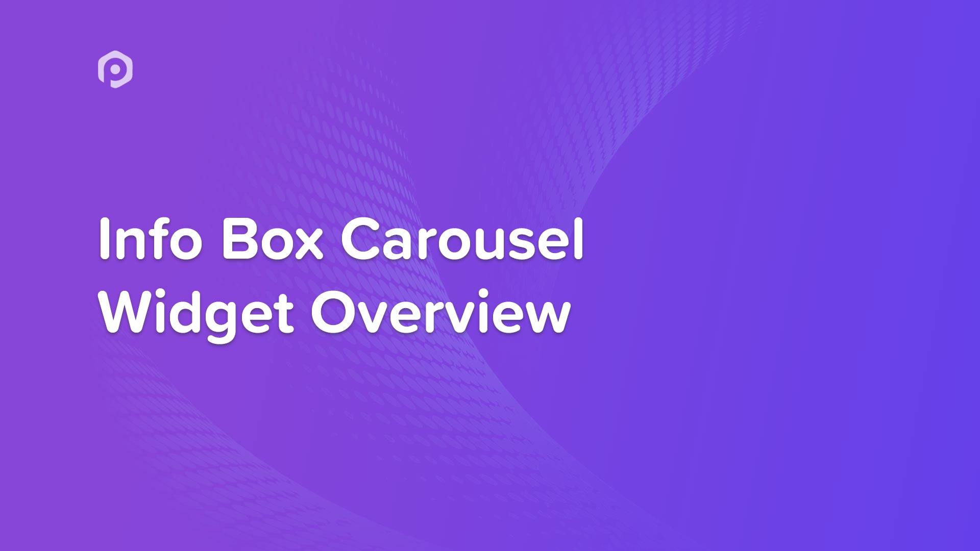 Info Box Carousel Widget Overview - PowerPack Addons for Elementor