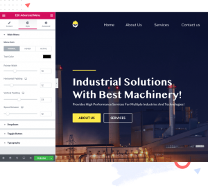 Elementor Menu Widget - Full Screen & Off-canvas Menu for Elementor