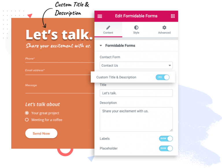 Elementor Formidable Forms Widget - PowerPack Addons for Elementor