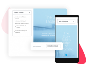 Elementor Table of Content Widget - Elementor TOC Widget