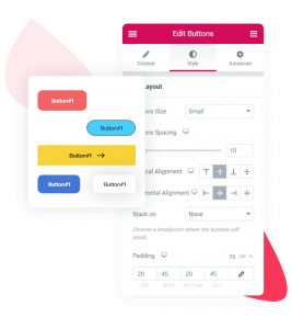 Elementor Button Widget - PowerPack Addons for Elementor
