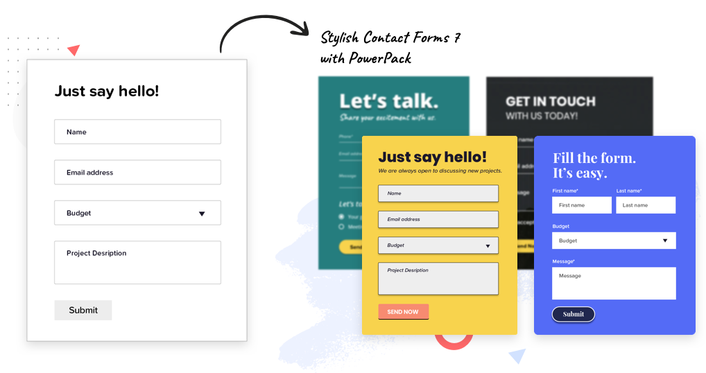 Elementor Contact Form 7 Widget PowerPack Addons For Elementor