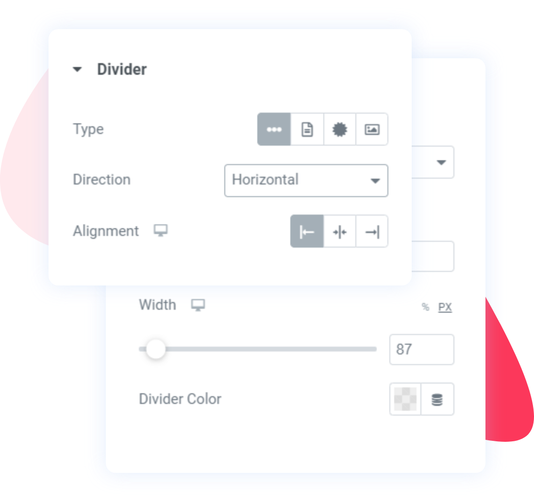 Elementor Divider Widget - PowerPack Addons for Elementor