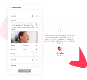 Elementor Testimonials Widget - PowerPack Elements