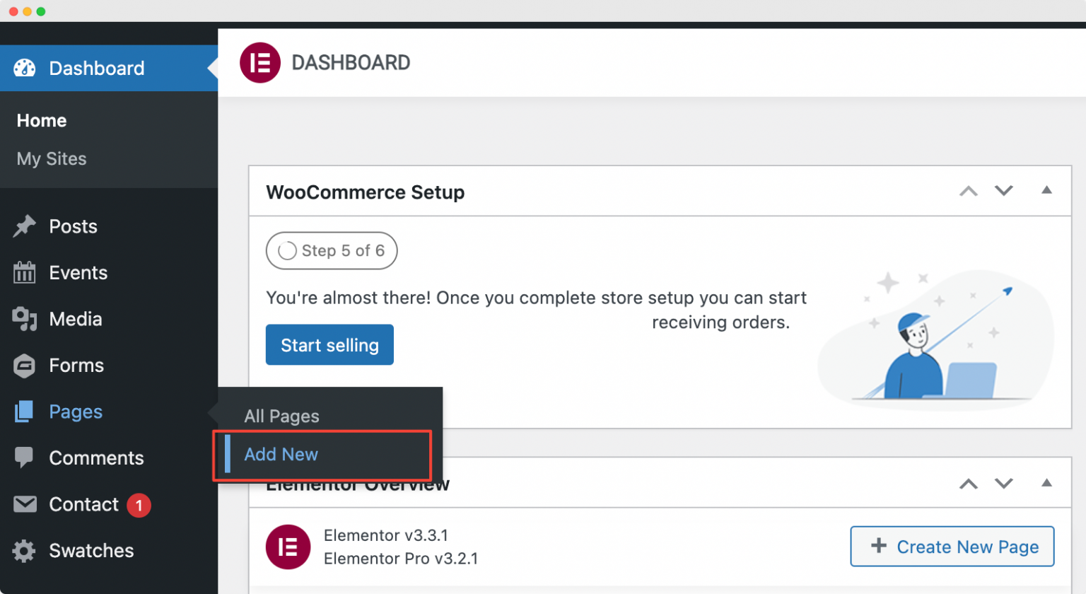 How To Customize The Woocommerce My Account Page Using Elementor [step