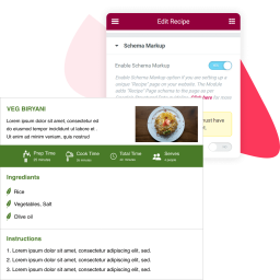 Elementor Recipe Widget - PowerPack Addons for Elementor