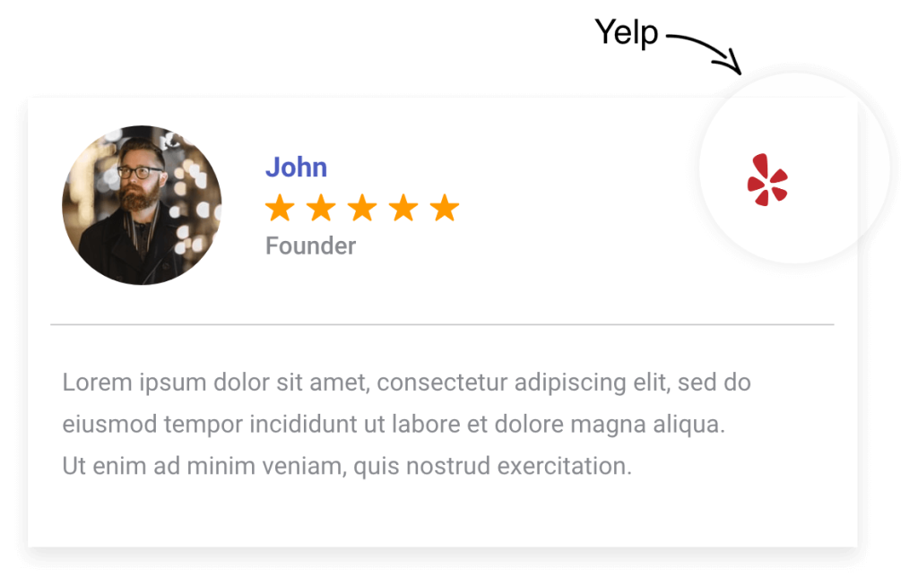 Elementor Business Reviews Widget - PowerPack Addons for Elementor