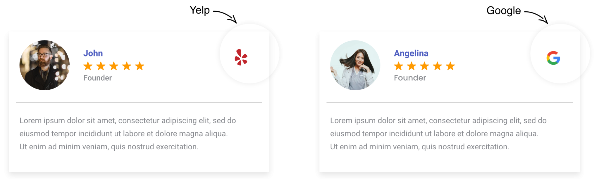 Introducing Business Reviews Widget - PowerPack Addons for Elementor