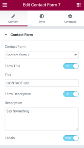 How to Customize Contact Form 7 with Elementor [without CSS]