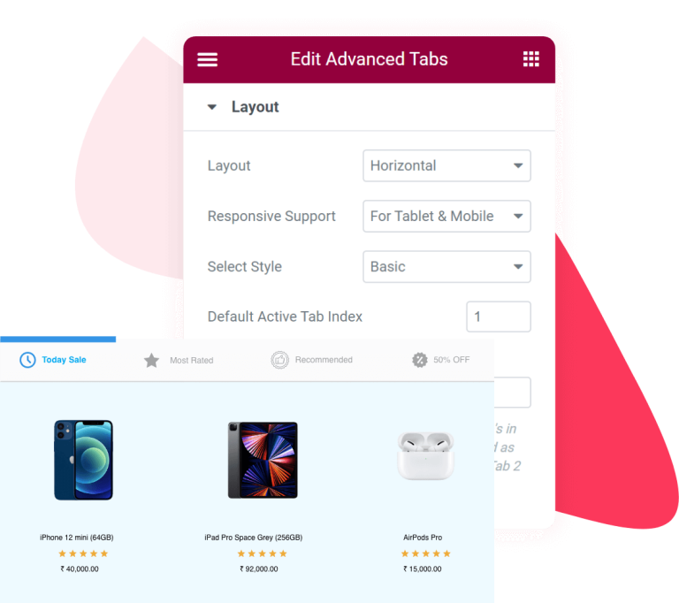 Elementor Tabs Widget - PowerPack Addons for Elementor