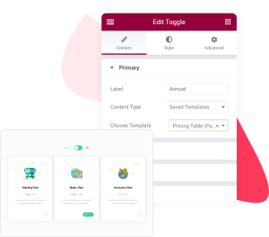 Elementor Content Toggle Widget - PowerPack Addons for Elementor