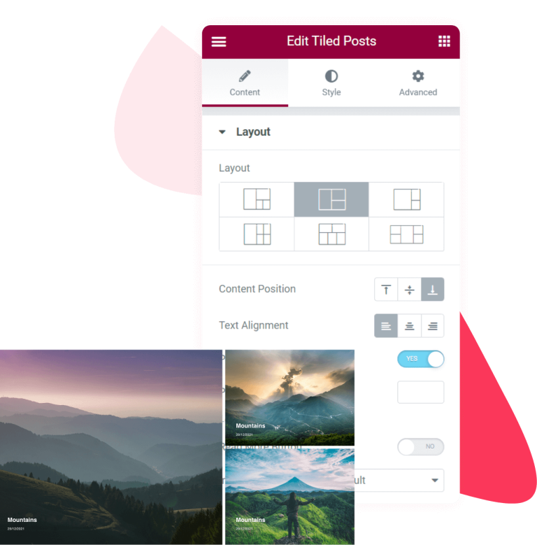 Elementor Tiled Post Widget - PowerPack Addons for Elementor