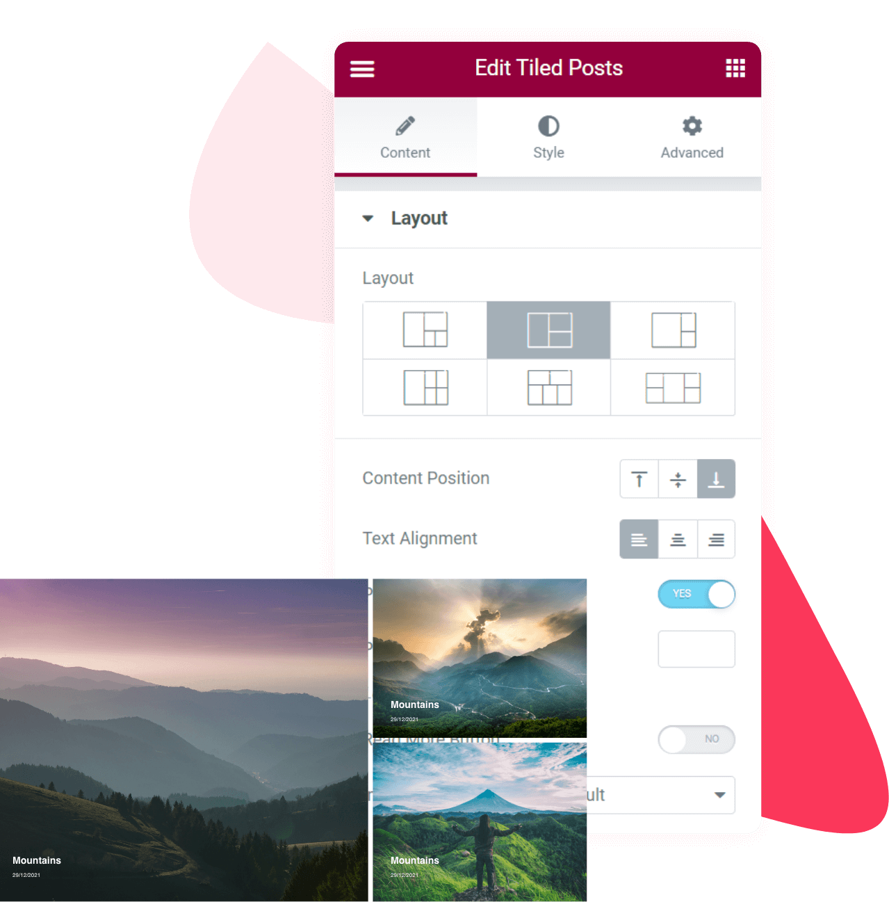 Elementor Tiled Post Widget - PowerPack Addons for Elementor