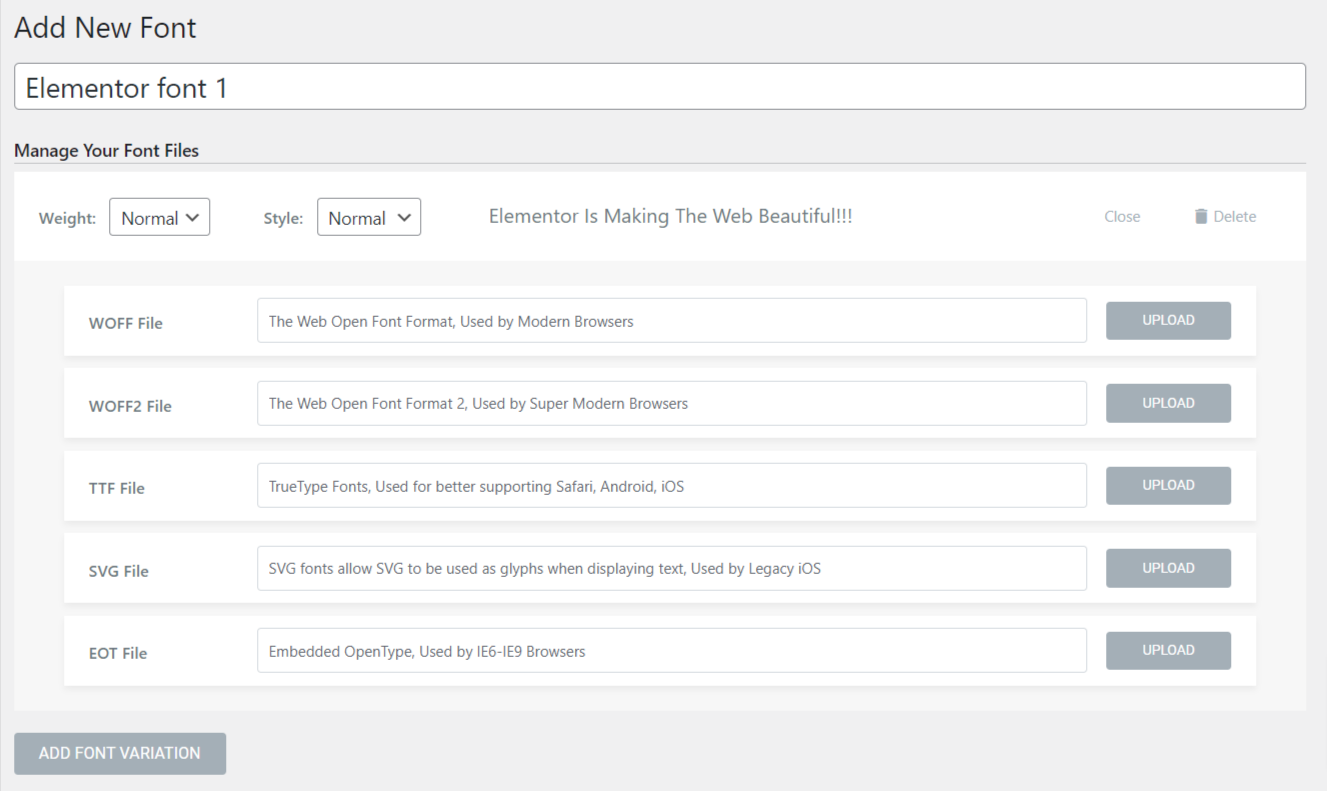 How To Add Custom Fonts To Elementor Websites?