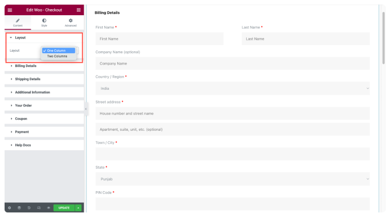 How To Customize WooCommerce Checkout Page With Elementor
