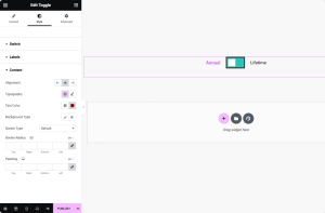 How to Create a Toggle Button With Elementor [Step-by-Step Guide] - PowerPack Addons for Elementor