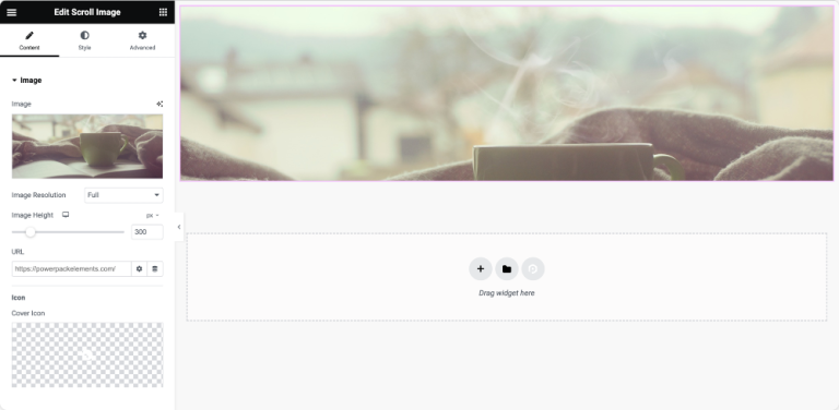 How To Create Image Scrolling Effect in Elementor - PowerPack Addons for Elementor