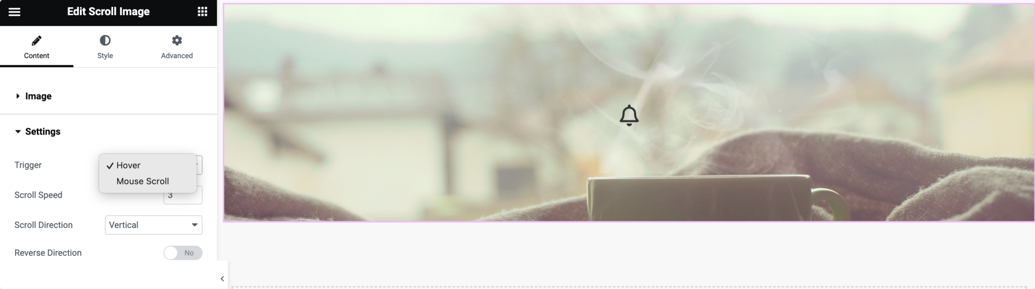 How To Create Image Scrolling Effect in Elementor - PowerPack Addons for Elementor