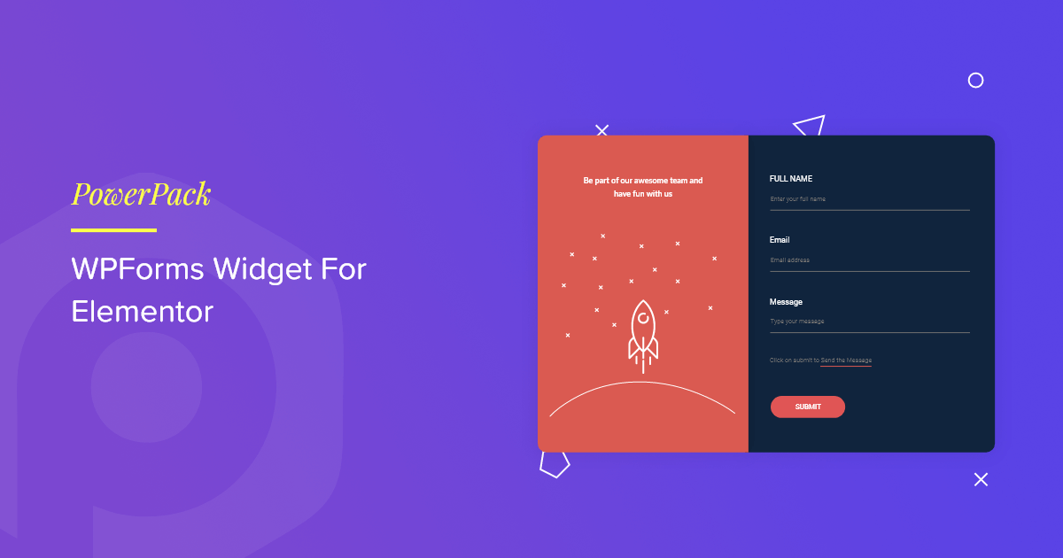 WPForms Widget for Elementor - PowerPack Addons for Elementor
