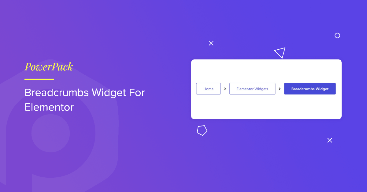 Elementor Breadcrumbs Widget - PowerPack Addons for Elementor