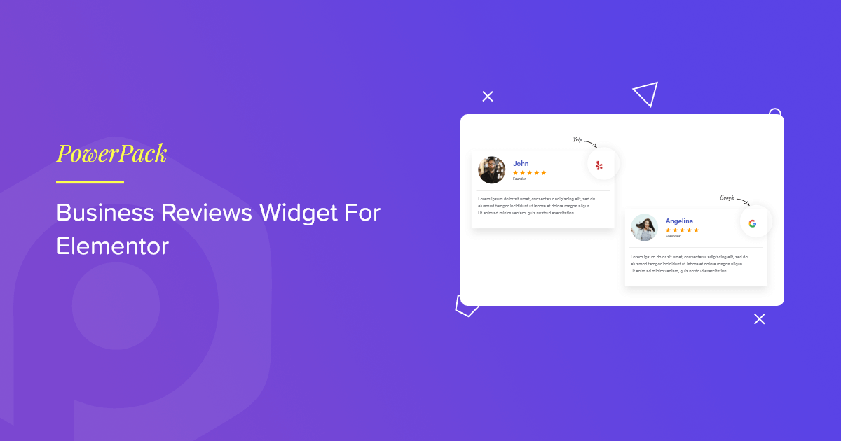 Elementor Business Reviews Widget - PowerPack Addons for Elementor