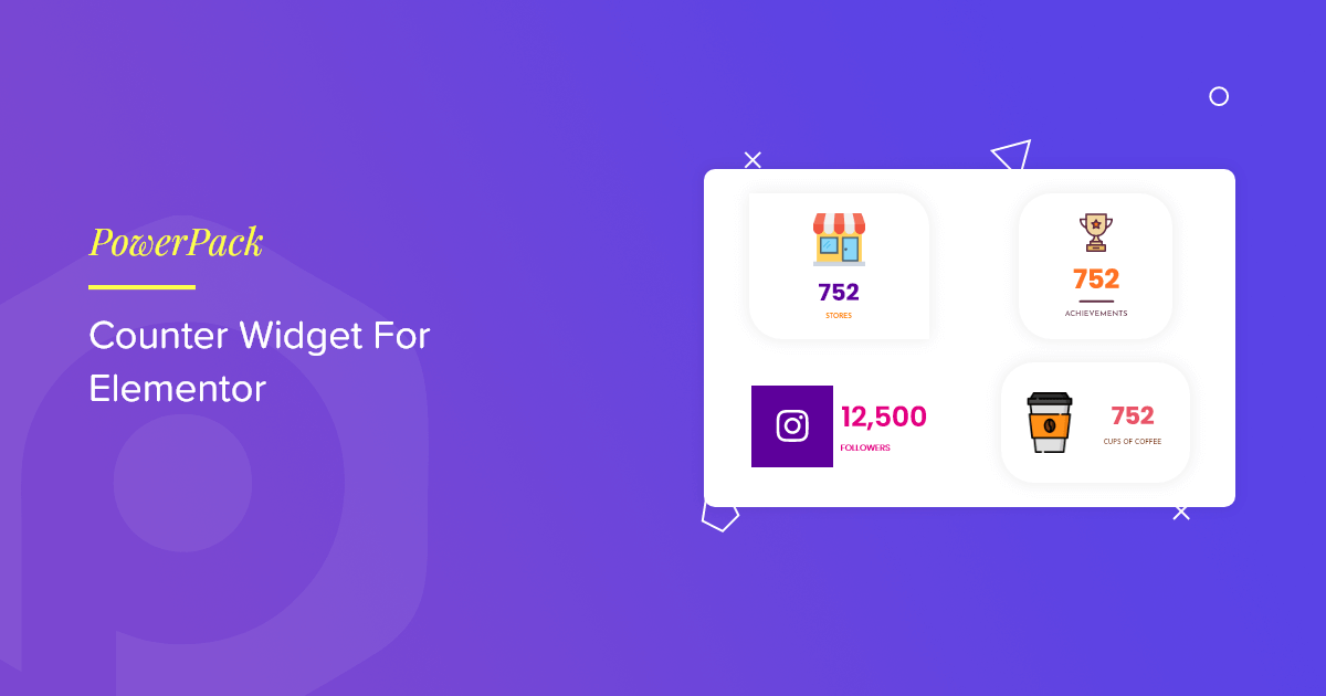 Elementor Counter Widget - PowerPack Addons for Elementor