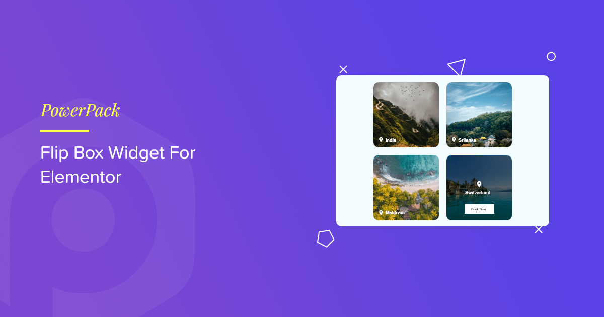Flip Box Elementor Widget - PowerPack Elements