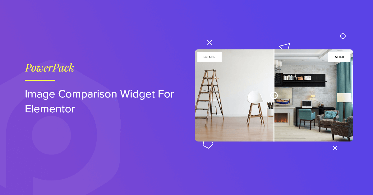 Elementor Image Comparison Widget - PowerPack Addons for Elementor
