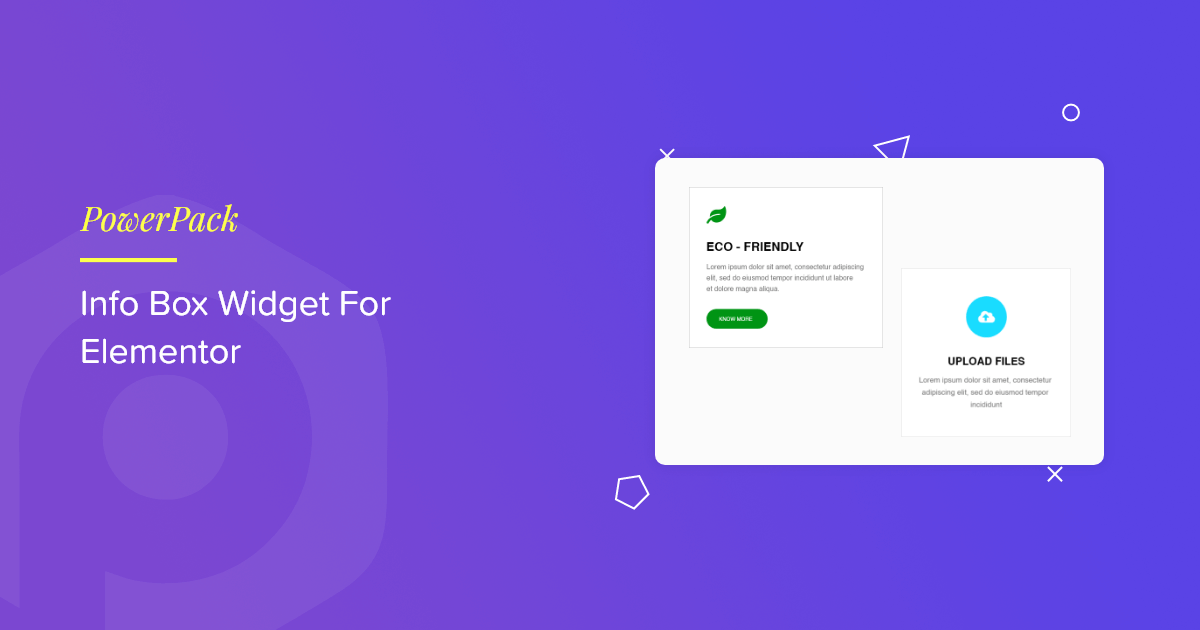Elementor Info Box Widget - PowerPack Addons for Elementor