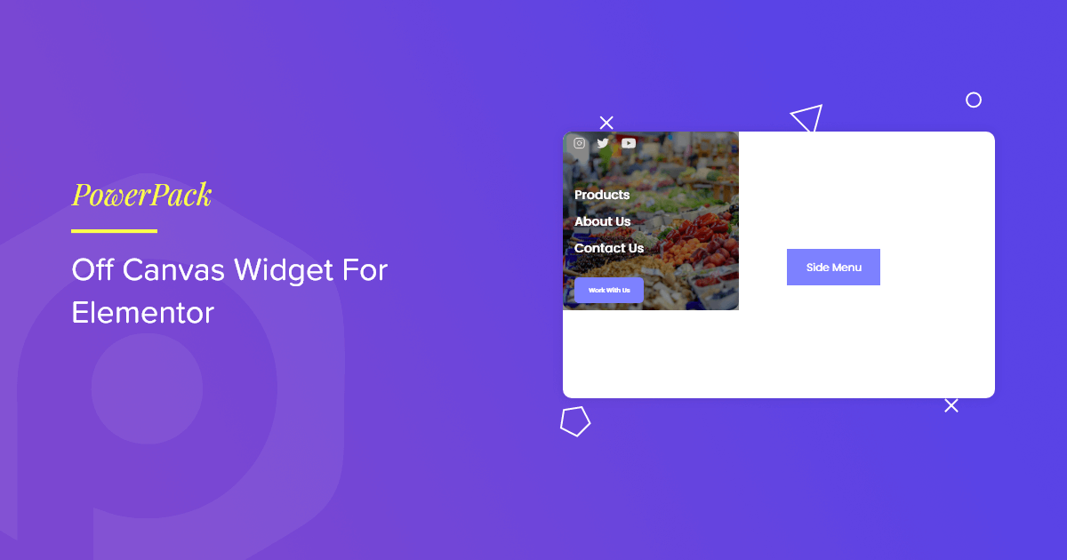 Elementor Off Canvas Widget - PowerPack Addons for Elementor
