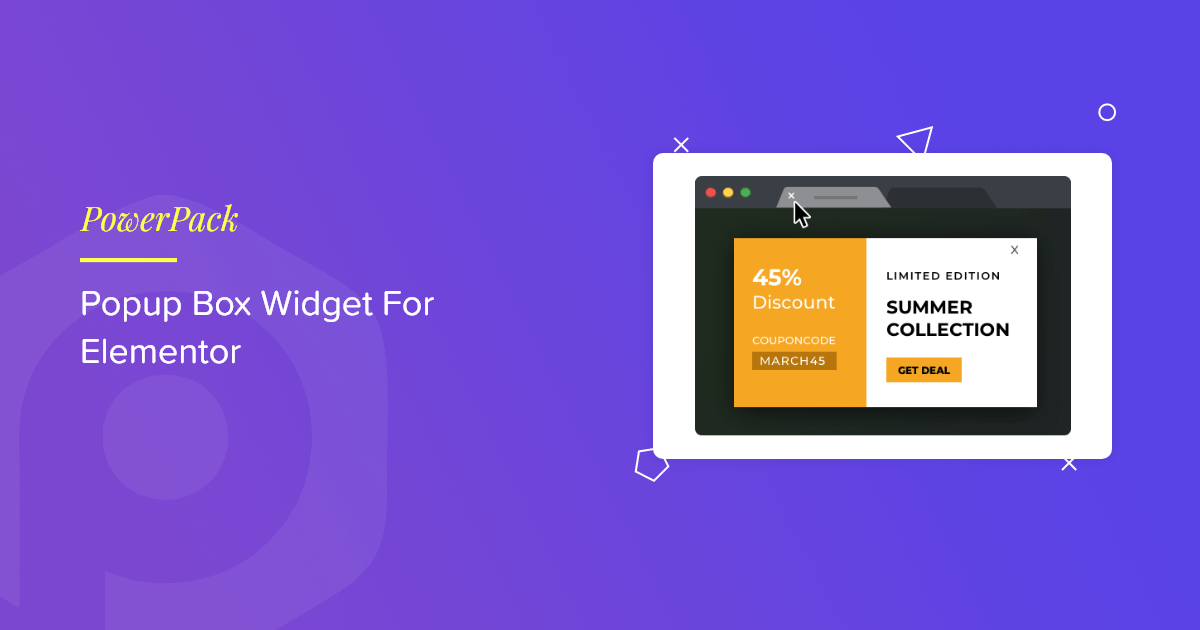 Elementor Popup Box Widget Powerpack Addons For Elementor