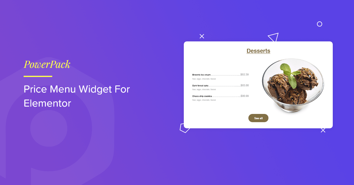 Elementor Price Menu Widget - Food Menu - Cafe Menu - PowerPack Addons ...